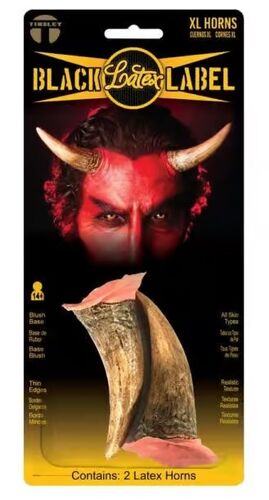 XL Devil Horns Latex | Realistic Demon FX Makeup | Cosplay Prosthetic ...