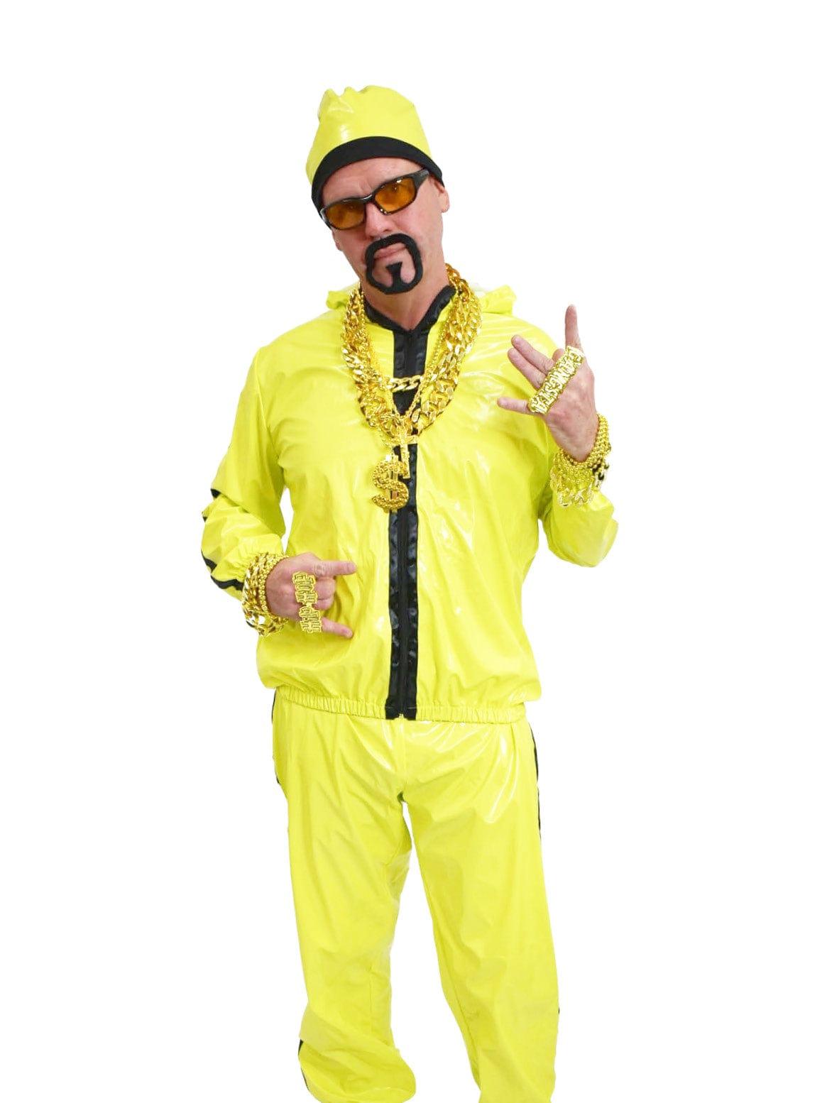 Ali G Style Costume + Glasses + Beard + Necklace — The Costume Company