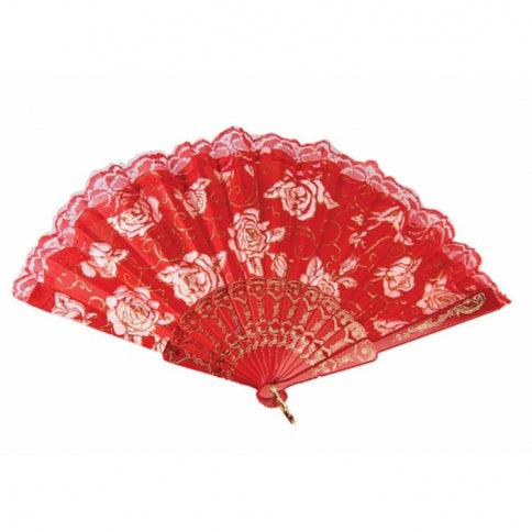 Day of the Dead Red Fan — The Costume Company