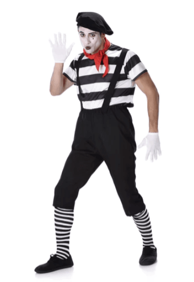 Mime Artist Costume - Buy Online Only — The Costume Company