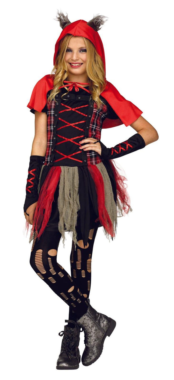 Red Hood Wolf Tween Deluxe Costume — The Costume Company