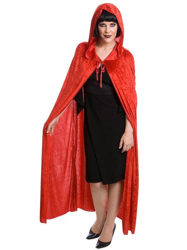 Red Velvet Quality Cape — The Costume Company